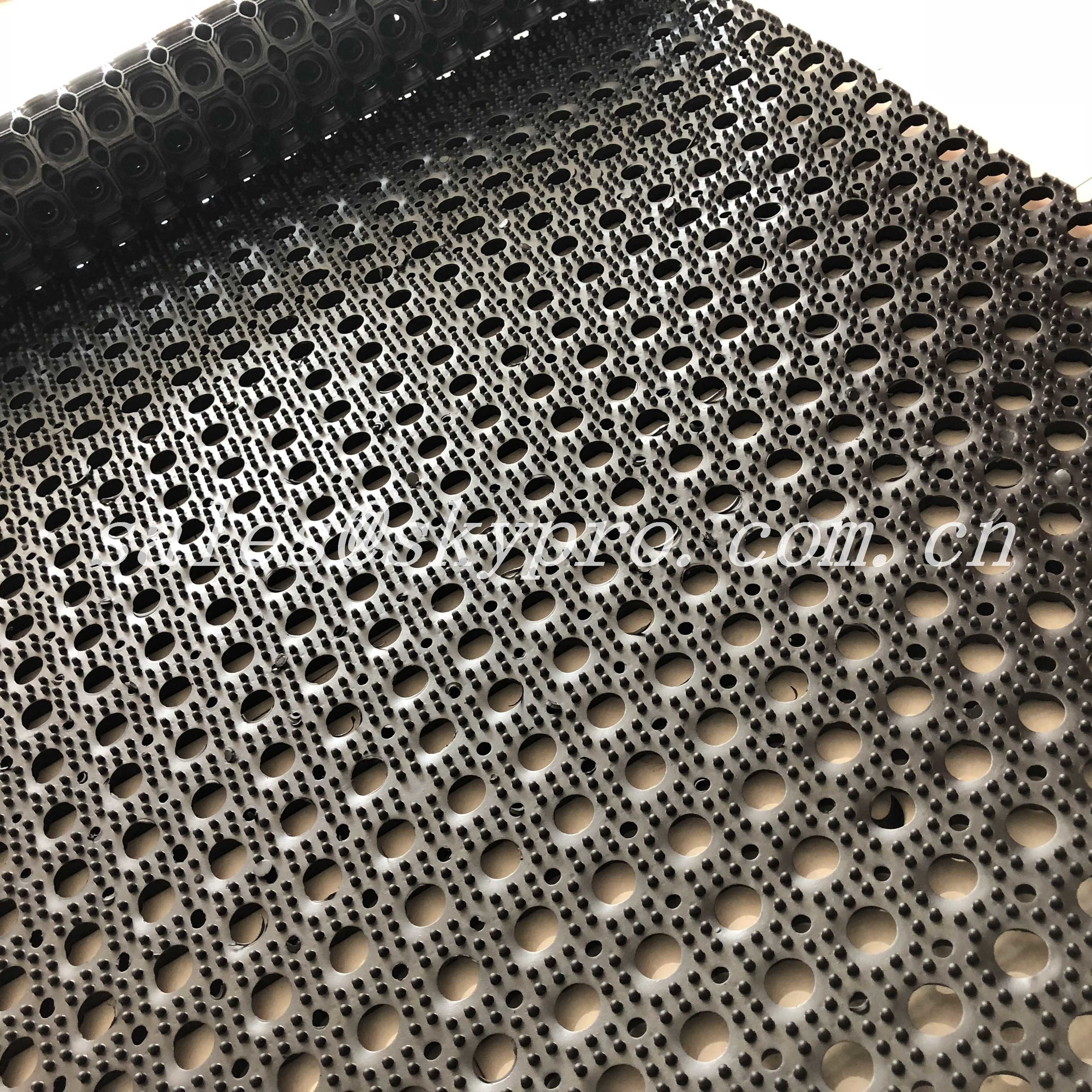 Interlocking Anti Fatigue Rubber Mats , 914mm X 914mm NR + SBR Floor ...