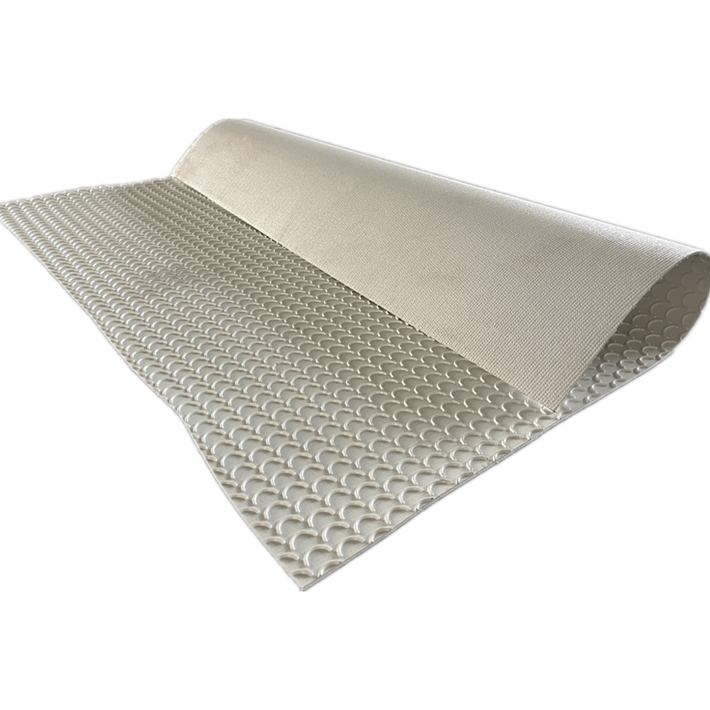 Industrial Transport Crescent Surface Non-slip Pattern PVC Conveyor Belt