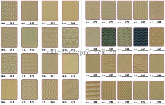 Tan color Shoe Sole Rubber Sheet Wear Resistant Different Textures